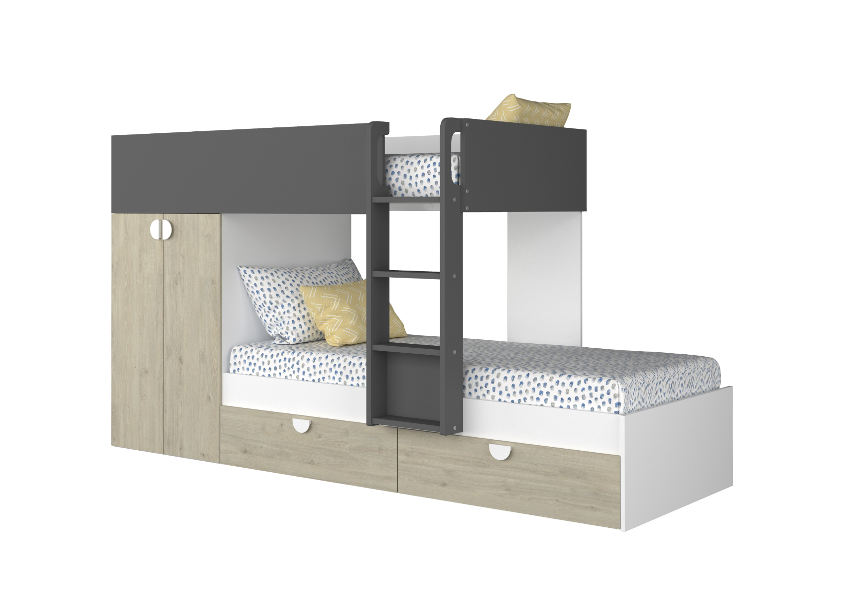 Lit Superposé Flip 90X190Cm | Kitea Maroc