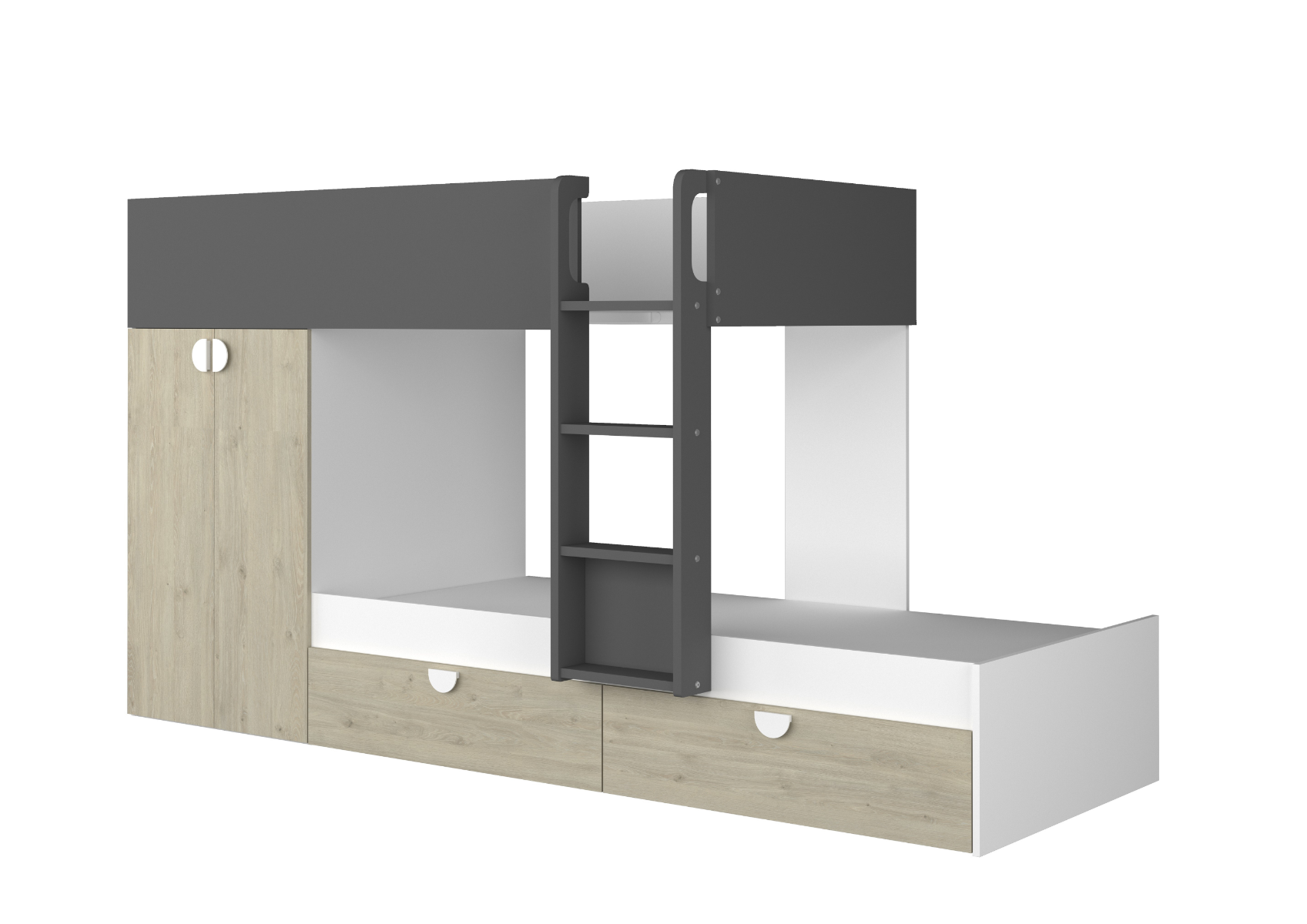 Lit Superposé Flip 90X190Cm | Kitea Maroc