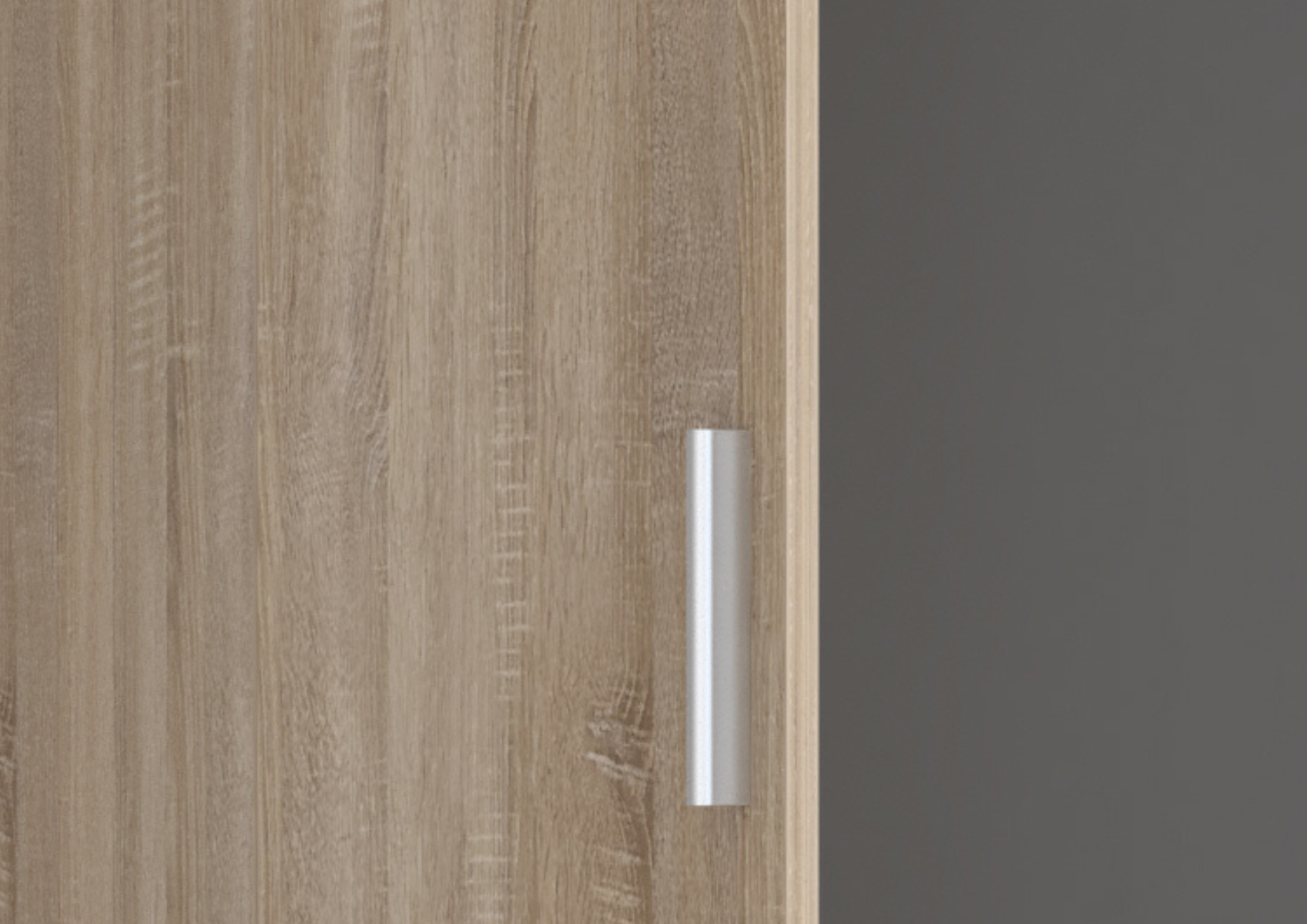 Armoire Telane Avec 2 Portes - Chêne | Kitea Maroc