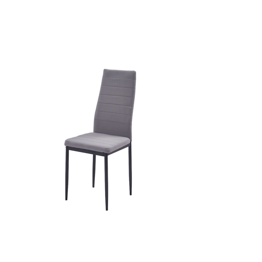 Chaise YURI 42x50x99cm - Gris | Kitea Maroc