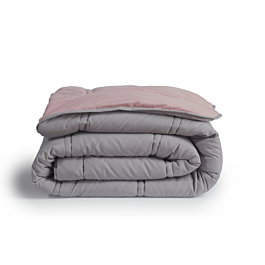 Couette BOUTYS RICHBOND BICOLORE 300g - Rose / Gris | Kitea Maroc